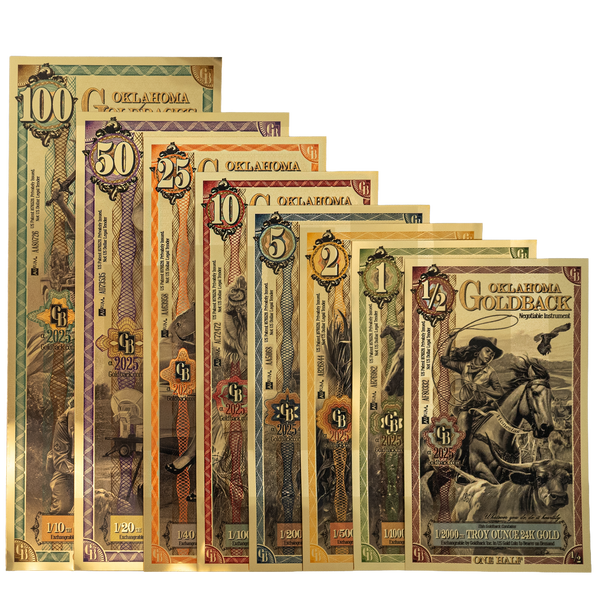 Oklahoma Goldback Bundle – Alpine Gold Exchange
