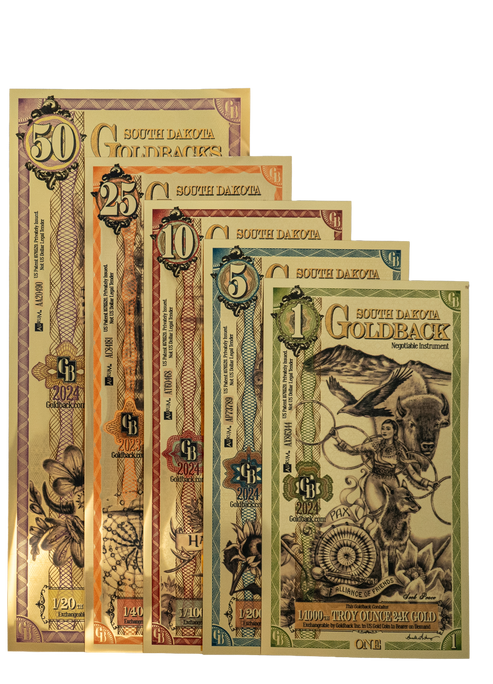 South Dakota Goldback Bundle – Alpine Gold Exchange